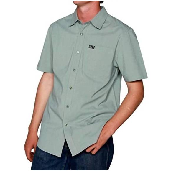Kimes | Shirts | New Kimes Linville Short Sleeve Shirt In Sage | Poshmark